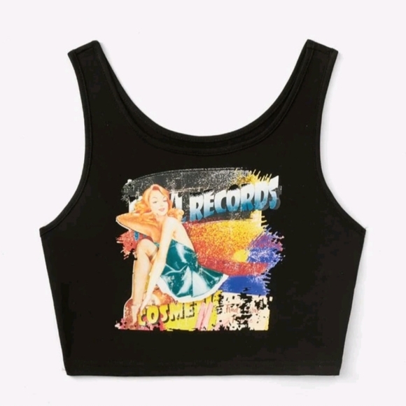 Tops | Graphic Crop | Poshmark